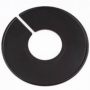 Kesoto Bothyi 10 Pack Clothing Rack Size Dividers Round Hangers Dividers, Baby Closet Size Dividers (10 Pack, Blank), Black