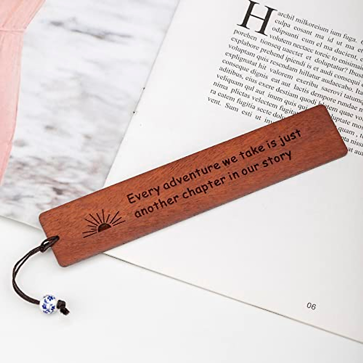 Enjoy The Next Chapter, Engraved Inspirational Bookmarks, Graduation Promotion Coworker Leaving Retirement Gift for Men Women 2023, Inspirational Gift for Book Lover