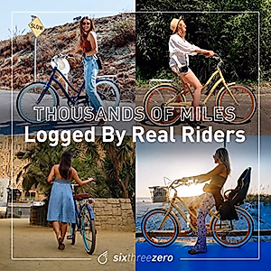 sixthreezero EVRYjourney Steel Women's Step-Through Touring Hybrid Bike, 1/3/7/21 Speed 26" Bicycle, Multiple Colors