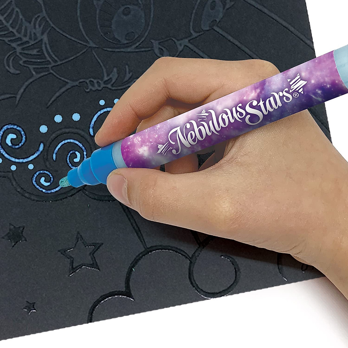 Nebulous Stars Pitch Black Art Set