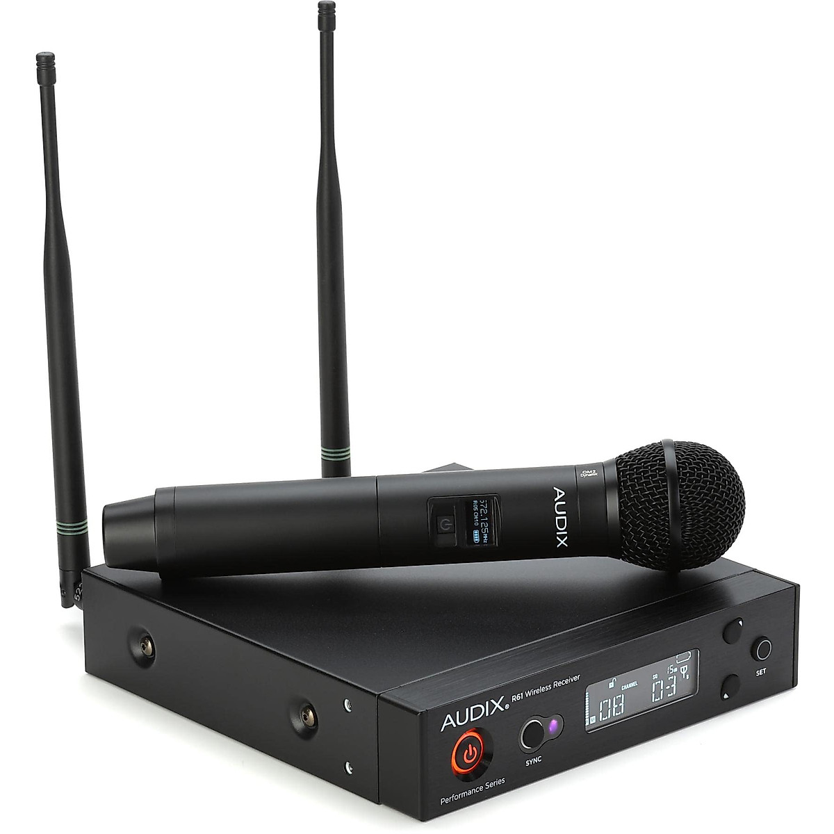AUDIX AP61 OM2 Handheld Wireless Microphone System for Musical Performances and Public Speaking