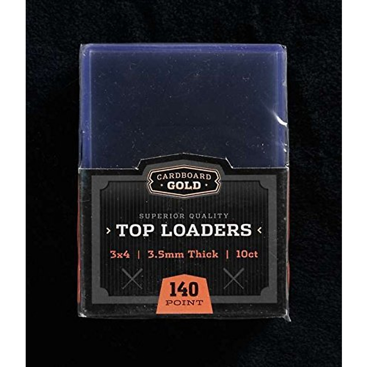 1x 10ct CBG 140 pt Cardboard Gold 3" x 4" PRO Toploaders KEEPS THICKER CARDS ULTRA PROTECTED