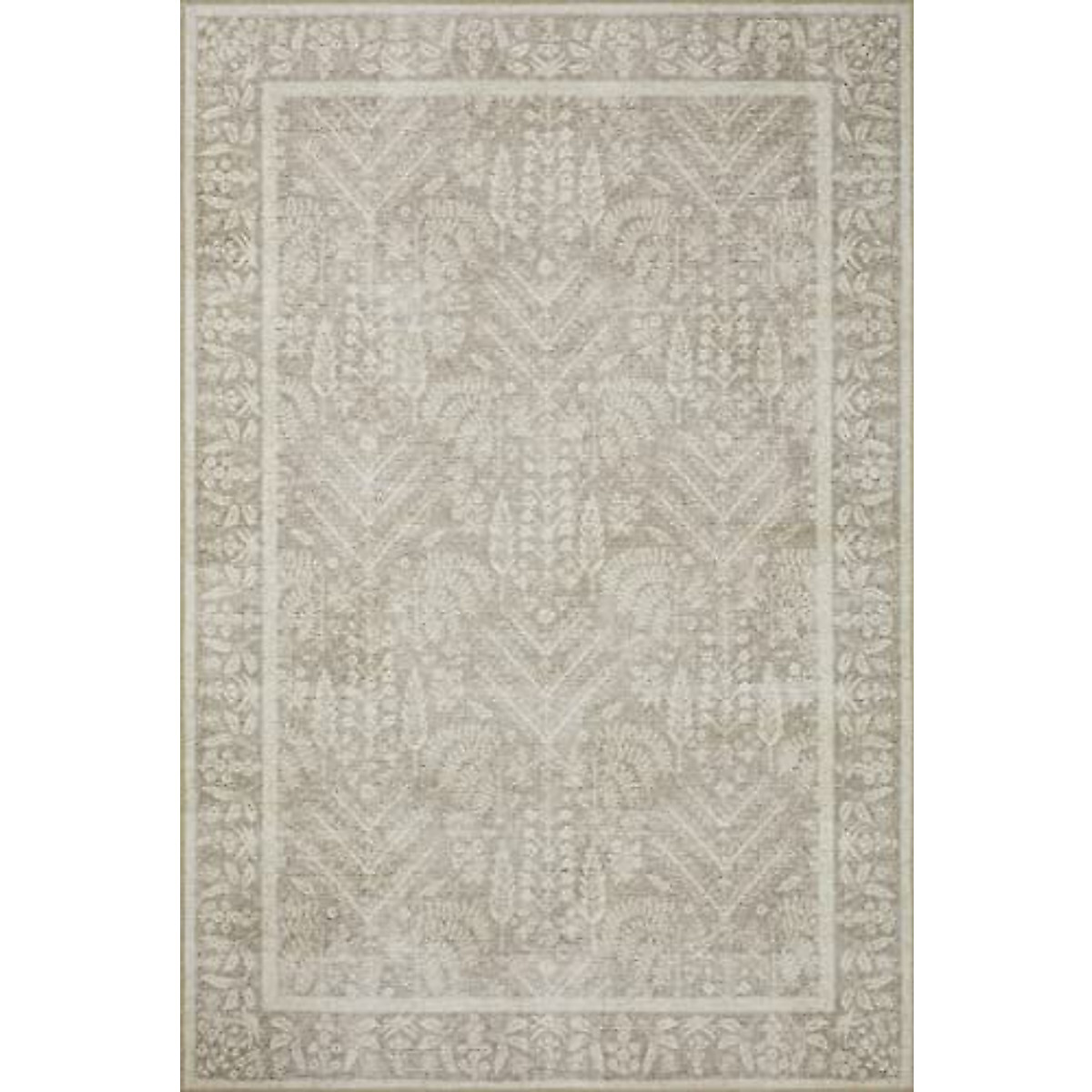 Rifle Paper Co. x Loloi Maison Collection MAO-02 Bough Natural 7'-6" x 9'-6" Area Rug