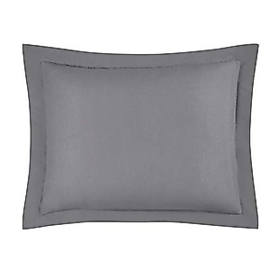 Chezmoi Collection 3-Piece Down Alternative Comforter Set (Queen, Gray)