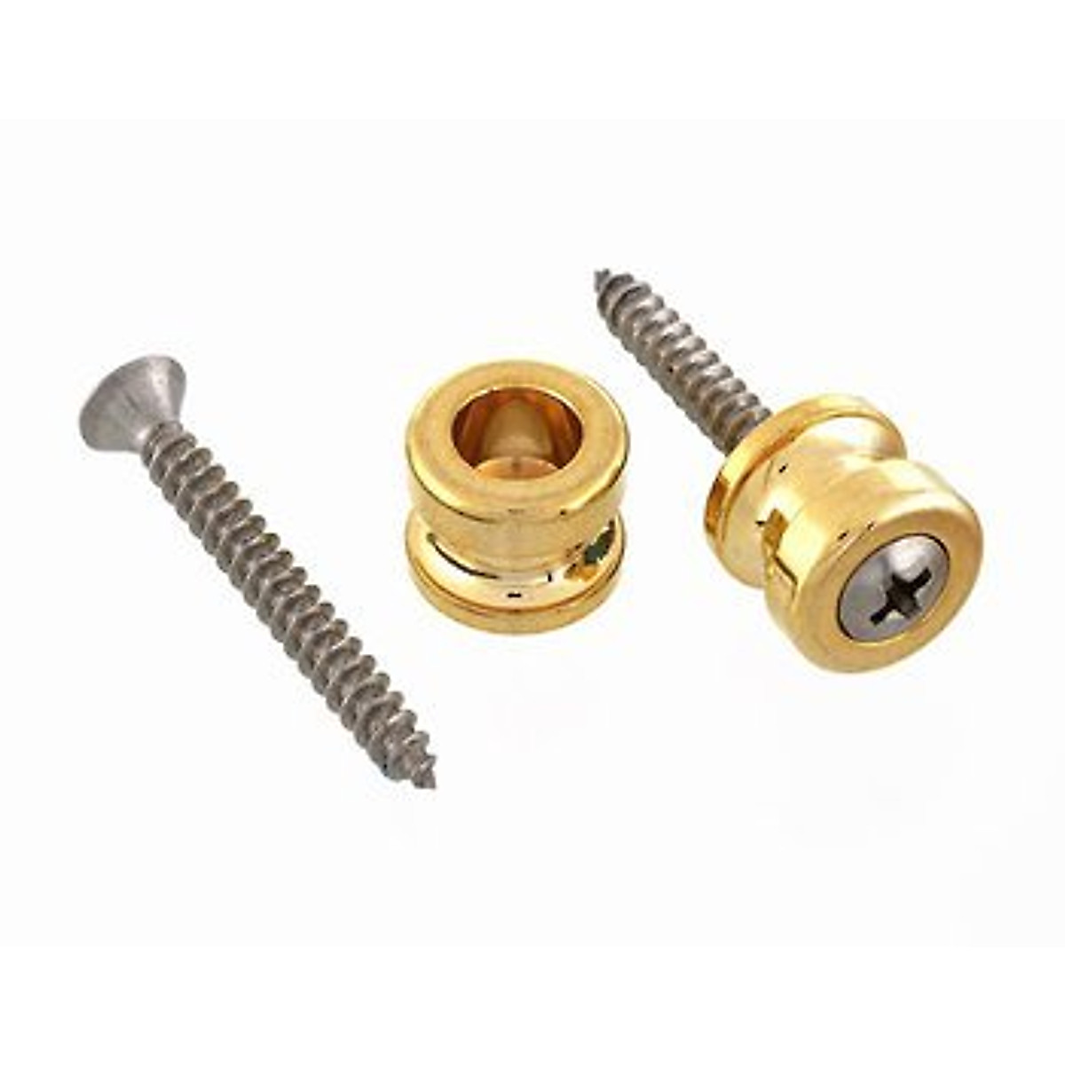 2 Buttons Only for Schaller Strap Locks Gold Allparts AP-0682-002