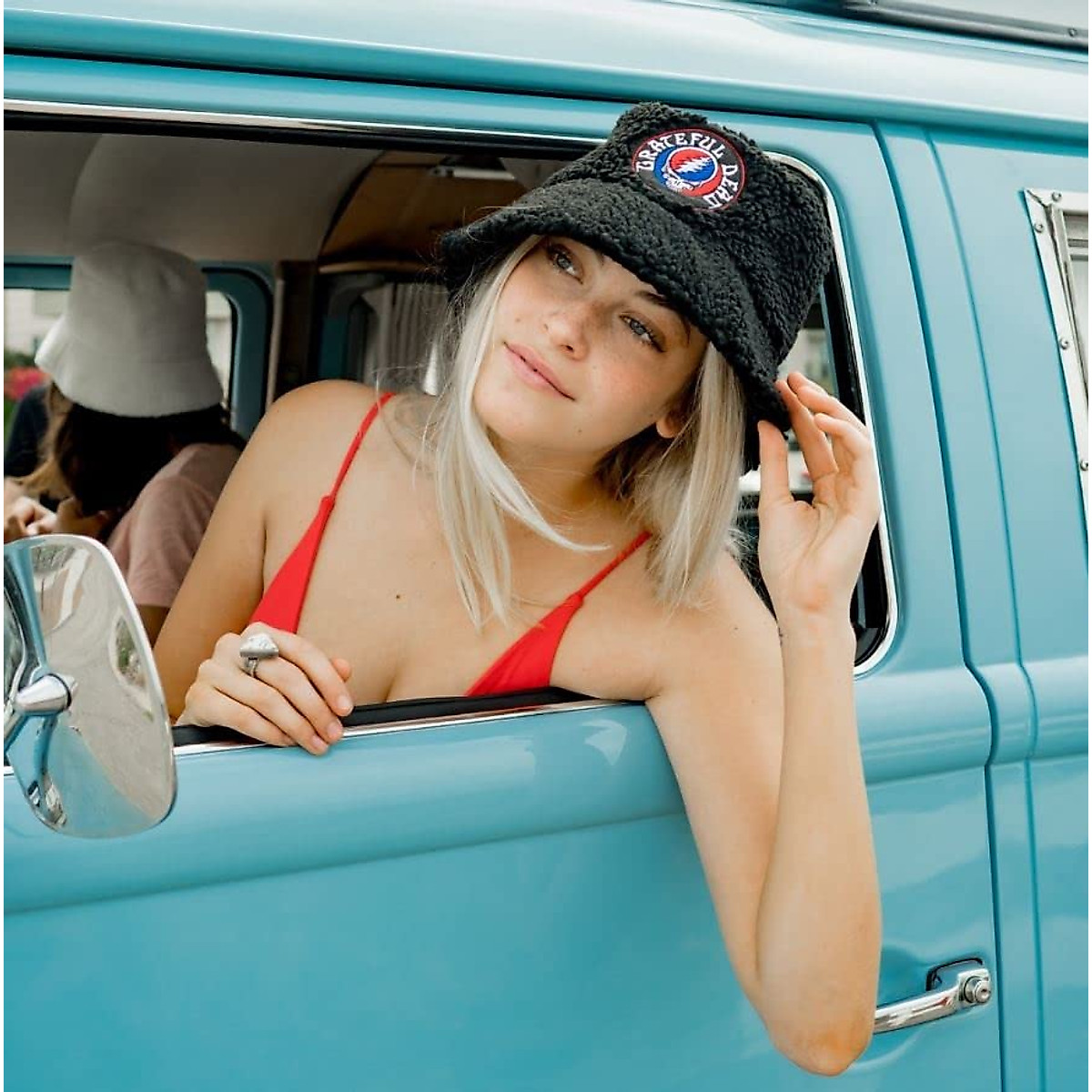 Peter Grimm, Grateful Dead Bucket Hat, Unisex (Teddy Bucket) Yellow