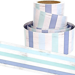 Calming Blue Bulletin Board Borders for Classrooms
