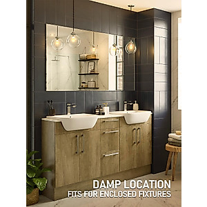 TORCHSTAR A19 LED Light Bulbs 60W Equivalent, UL Listed, 3000K Warm White, Dimmable, 9W, 800lm, Flicker Free, E26 Standard Base LED Bulb for Ceiling Fan, Lamp, 15,000hrs, Pack of 6