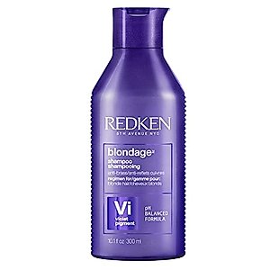 Redken Color Extend Blondage Color Depositing Purple Shampoo | For Blonde Hair | Neutralizes Brassy Tones In Blonde Hair | With Salicylic Acid | 10.1 Fl Oz (Pack of 1)