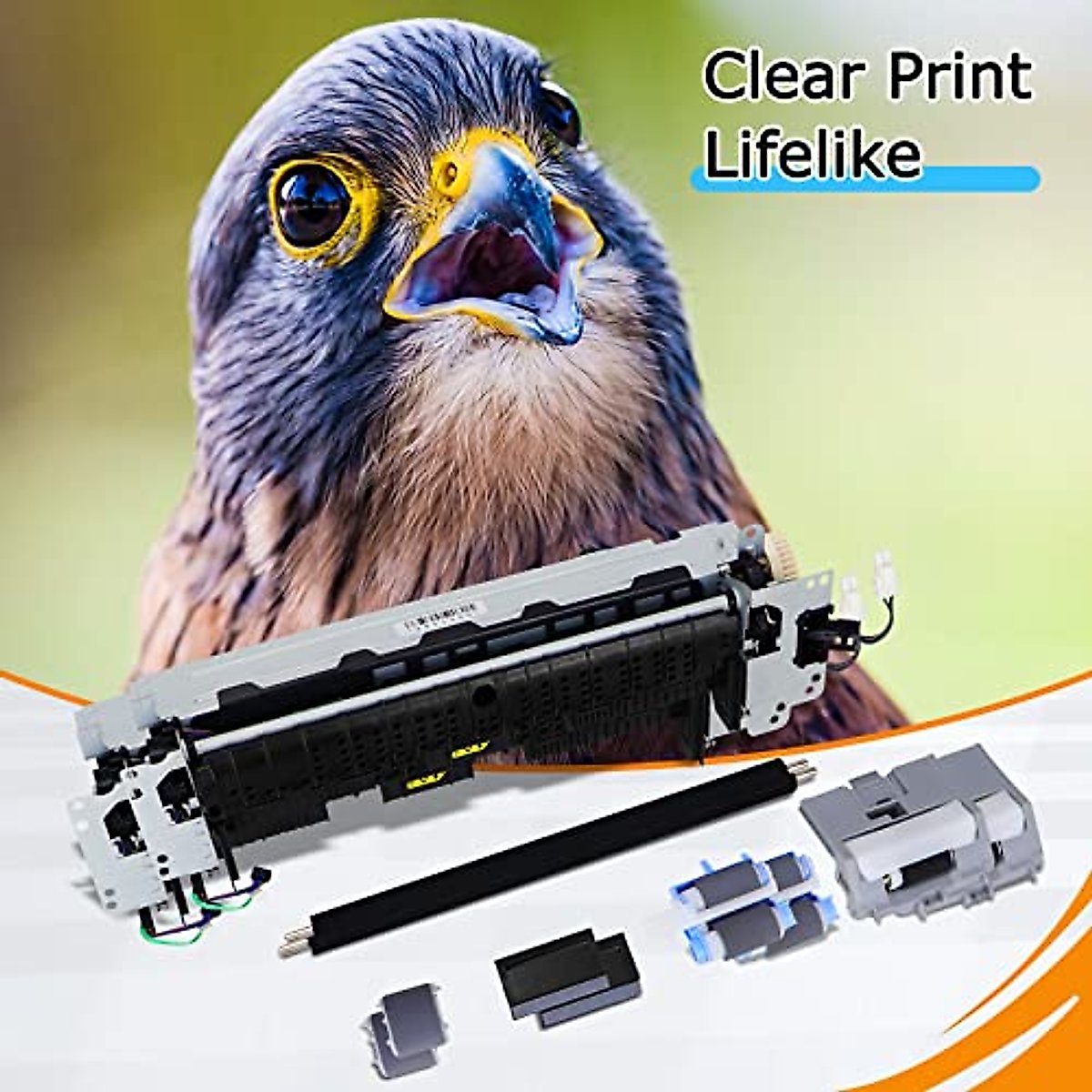 RM2-5679-MK-AP (FM1-V151) Maintenance Kit Compatible with HP Laserjet Pro M501, M506, M527 (110V) with Fuser, F2A68-67910 Transfer Roller, F2A68-67914 MP Tray and 1 Pair of F2A68-67913 Tray 2 Rollers