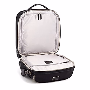 TUMI Voyageur Oxford Compact Carry On Suitcase - Luggage for Women & Men with Wheels - Black & With Gunmetal Hardware