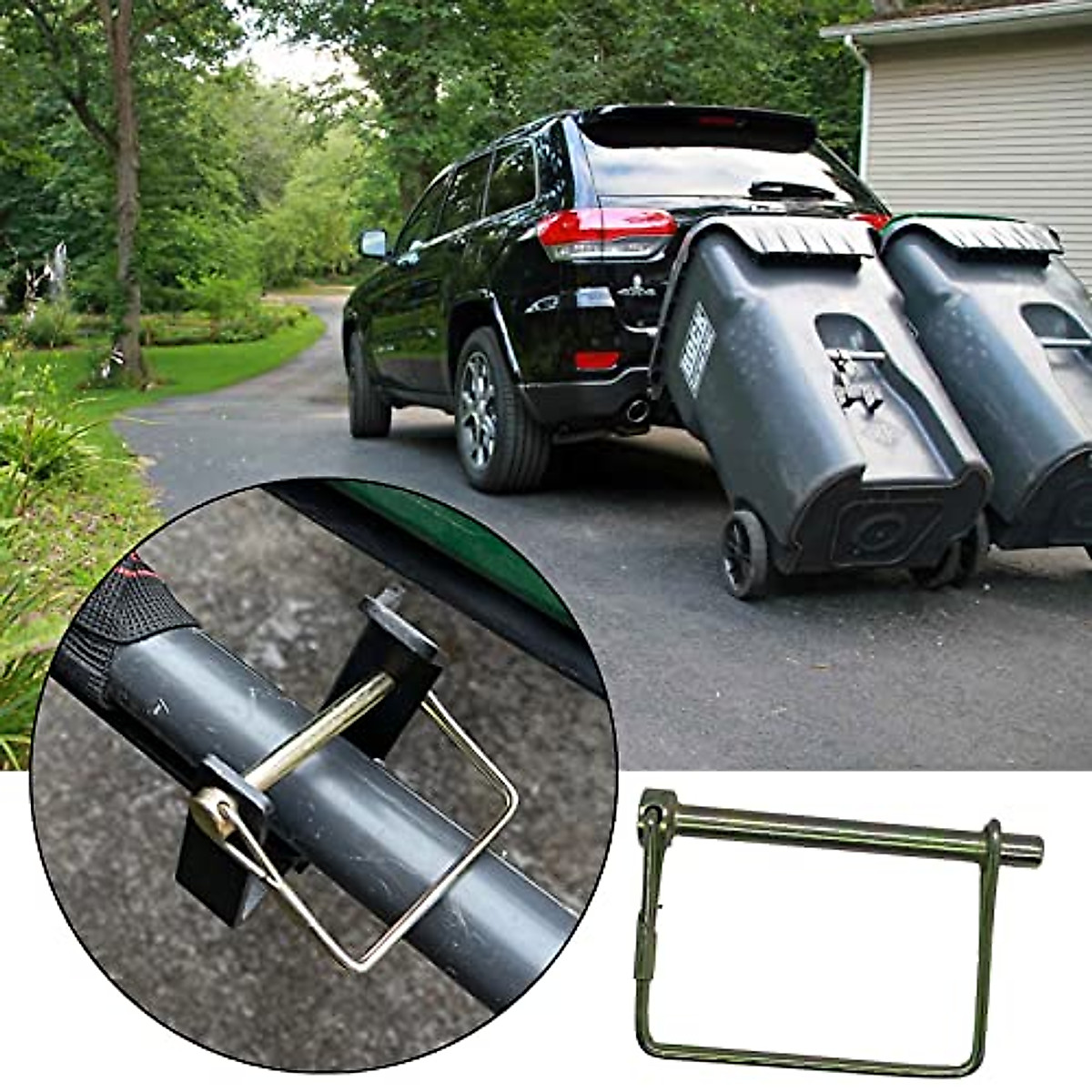 Garbage Commander PTO Retainer Spring Clip, 1/4 by 2-1/2 Inches