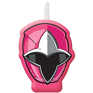amscan Power Rangers Ninja Steel Candle Set, Multi Color, One Size (171723)