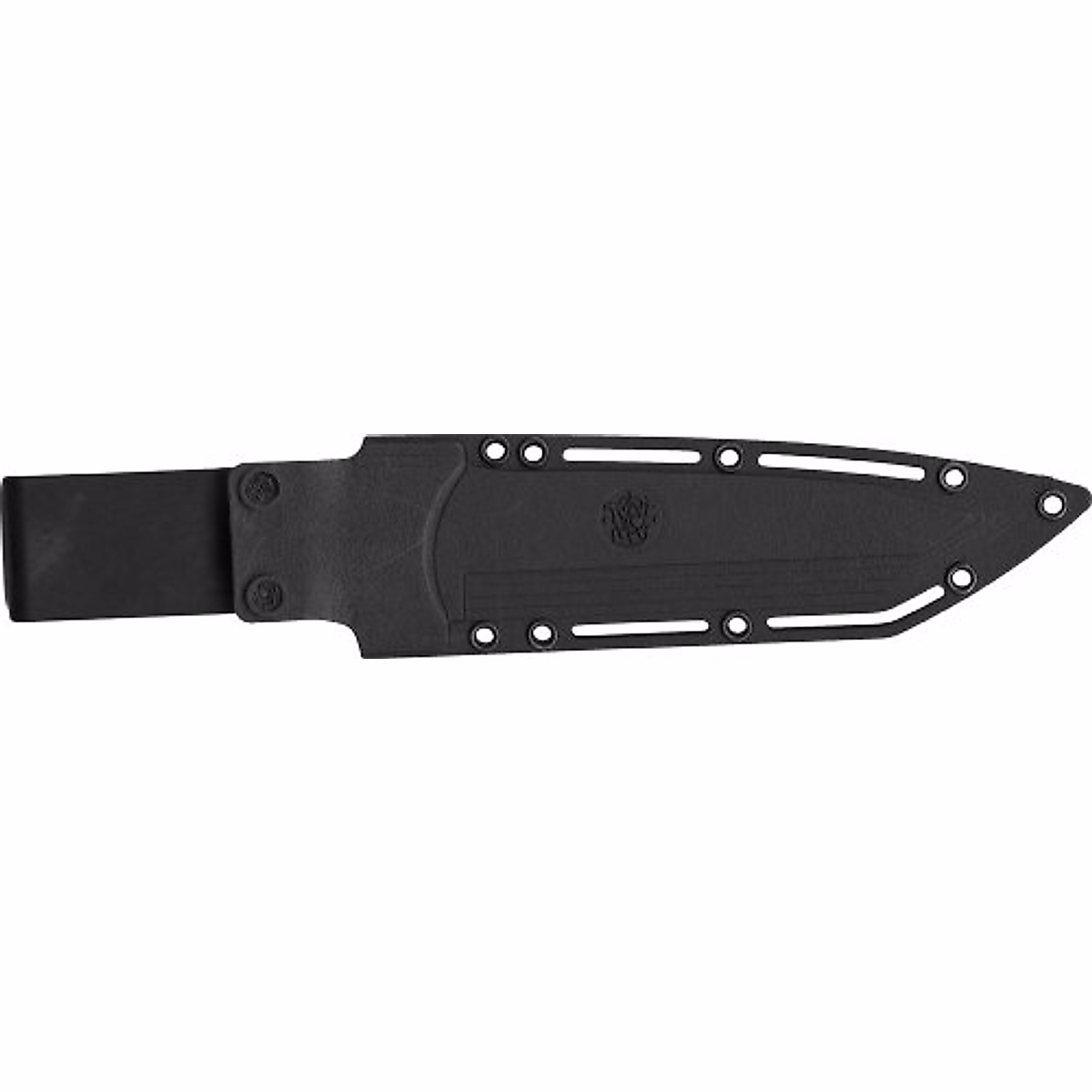 Smith & Wesson 10.6in High Carbon S.S. Fixed Blade Knife with 5.2in Tanto Blade and TPE Handle for Outdoor, Tactical, Survival and EDC