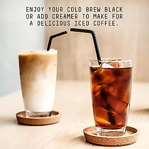 Stone Street Cold Brew Flavored Coffee, Natural Vanilla Hazelnut Flavor, Low Acid, 100% Colombian, Gourmet Coffee, Coarse Ground, Dark Roast, 1 LB