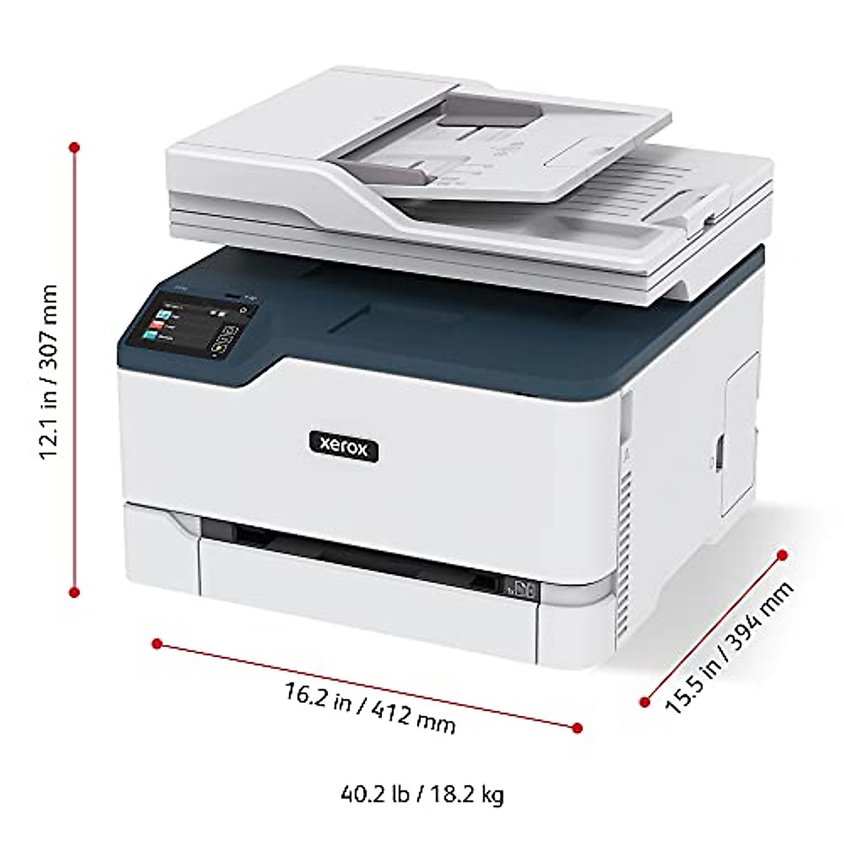 Xerox C235/DNI Color Multifunction Printer, Print/Scan/Copy/Fax, Laser, Wireless, All in One