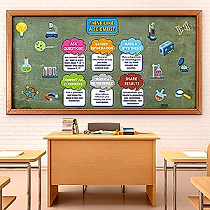 27PCS Think Like a Scientist Bulletin Board Set