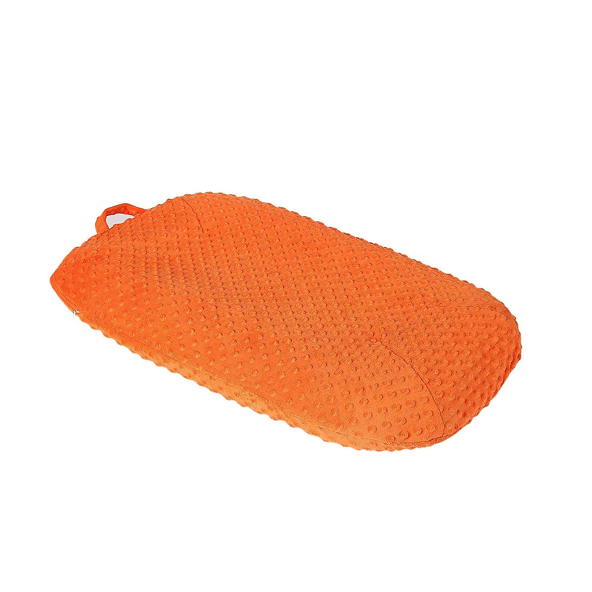 Removable Slipcover for Newborn Lounger, Super Soft Premium Minky Baby Lounger Cover Fit for 29 x 17 x 4 inches Infant Padded Lounger, Ultra Comfortable, Safe for Babies (Orange)