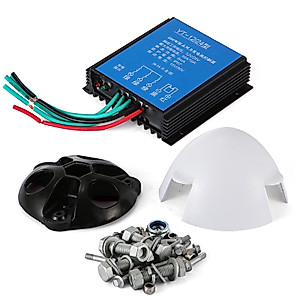 SmarketBuy Wind Turbine 400W Hybrid DC12V Wind Turbine Generator 800R/min Hybrid Controller Wind Turbine Kit with Hybrid Charge Controller Home Power