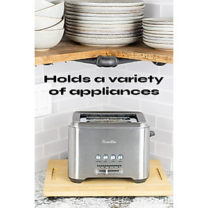 Large- Glides 360°-12x16|Heavy Duty sliding tray for coffee maker|espresso machine slider tray|Sliding tray for kitchen appliance slider|Kitchen Appliance Sliders for Kitchen Patent pending