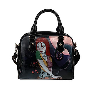Jack and Sally Womens Leather Handbags Totes Top Handle Shoulder Bag Satchel Ladies Purses With Shoulder Strp (13#)