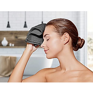 Avalon Towels Cotton Washcloths – (Pack of 24) Size 12x12 Inches Premium Ring Spun Cotton, Super Absorbent Soft Face Towels, Gym Towels, Hotel Spa Quality, Reusable Multipurpose Towels (Grey)