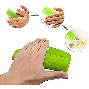 Aibrisk Silicone Trivet Mats Pot Holders for Kitchen Hot Dishes Hot Pads Spoon Rest Garlic Peeler Jar Opener Multipurpose Kitchen Tool 7''x7" Silicone Trivet Pot Mat (Set of 6)