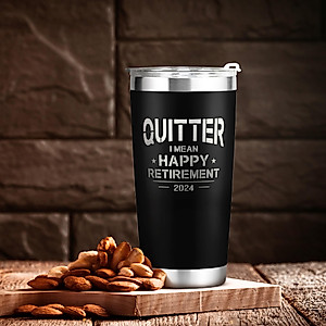 Retirement Gifts for Men - Retirement Gifts for Men 2024 - Retirement Gifts for Coworker, Boss, Dad, Husband, Him, Grandpa - Cool Retirement Gifts - Retired Gifts for Men - 20 Oz Retirement Tumbler