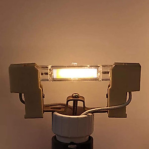 Yecherate 78mm 5W R7S LED Bulb (3 Pack) 50W Halogen Equivalent 78mm J-Type 5W 120V R7S Base 6000K Cool White J Type T3 78mm Double Ended Flood Light Bulbs 360°Beam Angle Landscape Lights