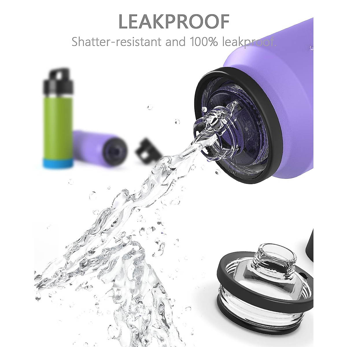 ALIENSX Chug Cap for YETI Rambler Bottle and Other Bottles, Replacement Accessories Cap Lid Fits 18/26 / 36/64 oz Bottles