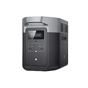 EF ECOFLOW Portable Power Station DELTA Max 2000, 2016Wh Expandable Capacity, 1.8H to Full Charge, Solar Generator for Home Backup, Emergency, Outdoor Camping(Solar Panel Optional)