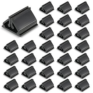 Maitys 30 Pieces Game Card Stands Plastic Card Stands DIY Board Games Stand for Game Party Favor (Black)