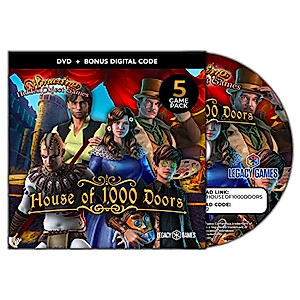 Legacy Games Amazing Hidden Object Games for PC: House of 1000 Doors (5 Game Pack) - PC DVD with Digital Download Codes