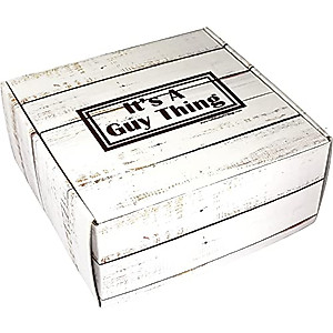 Gift Basket Village It's A Guy Thing, Gift Basket For Guys with Cheese, Sausage, Crackers and Sweets, 8 Piece Set, Original, 1 Count