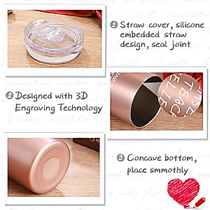 Geiserailie Gay Pride Gifts 20 oz Rainbow Pride Tumbler with Straw and Lid Colorful Rainbow Makeup Bag and Stripes Socks Lesbian Bisexual Transgender Gifts for Party Supplies (Rose Gold, Mint Green)