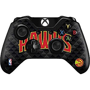 Skinit Decal Gaming Skin Compatible with Xbox One Controller - Officially Licensed NBA Atlanta Hawks Team Jersey Design