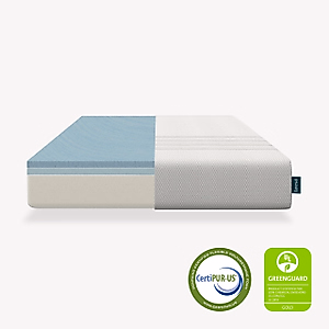 Leesa Full Size Kids Mattress, Medium Firm Firmness, Soothing Foam and Responsive Memory Foam, 7.5", CertiPUR-US Certified, 100-Night Trial