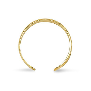 BillyTheTree Jewelry 14K Yellow Gold High Polished Toe Ring