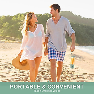 Hotsch Personal Blender for Shakes and Smoothies, Portable USB Rechargeable Blender with Six Stainless Steel Blade, Juicer Cup for Sports, Travel, Camping, Mask Making