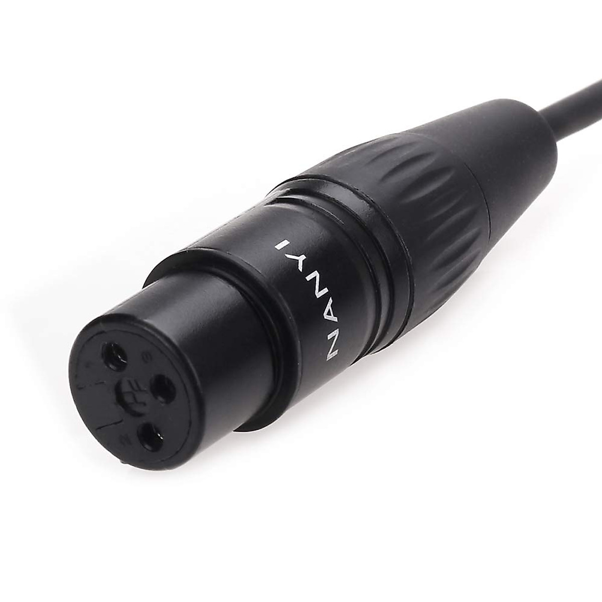 NANYI 2pcs XLR Female to Female Splitter Microphone Cable XLR to XLR Patch Cables, 3-Pin XLR Female to Female mic Cable DMX Cable Patch Cords with Oxygen-Free Copper, 10Feet/3Meter