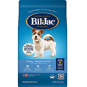Bil-Jac Puppy Food Small Breed Formula Dry Dog Food 6 lb Bag - Chicken, Oatmeal & Yams - Super Premium Since 1947