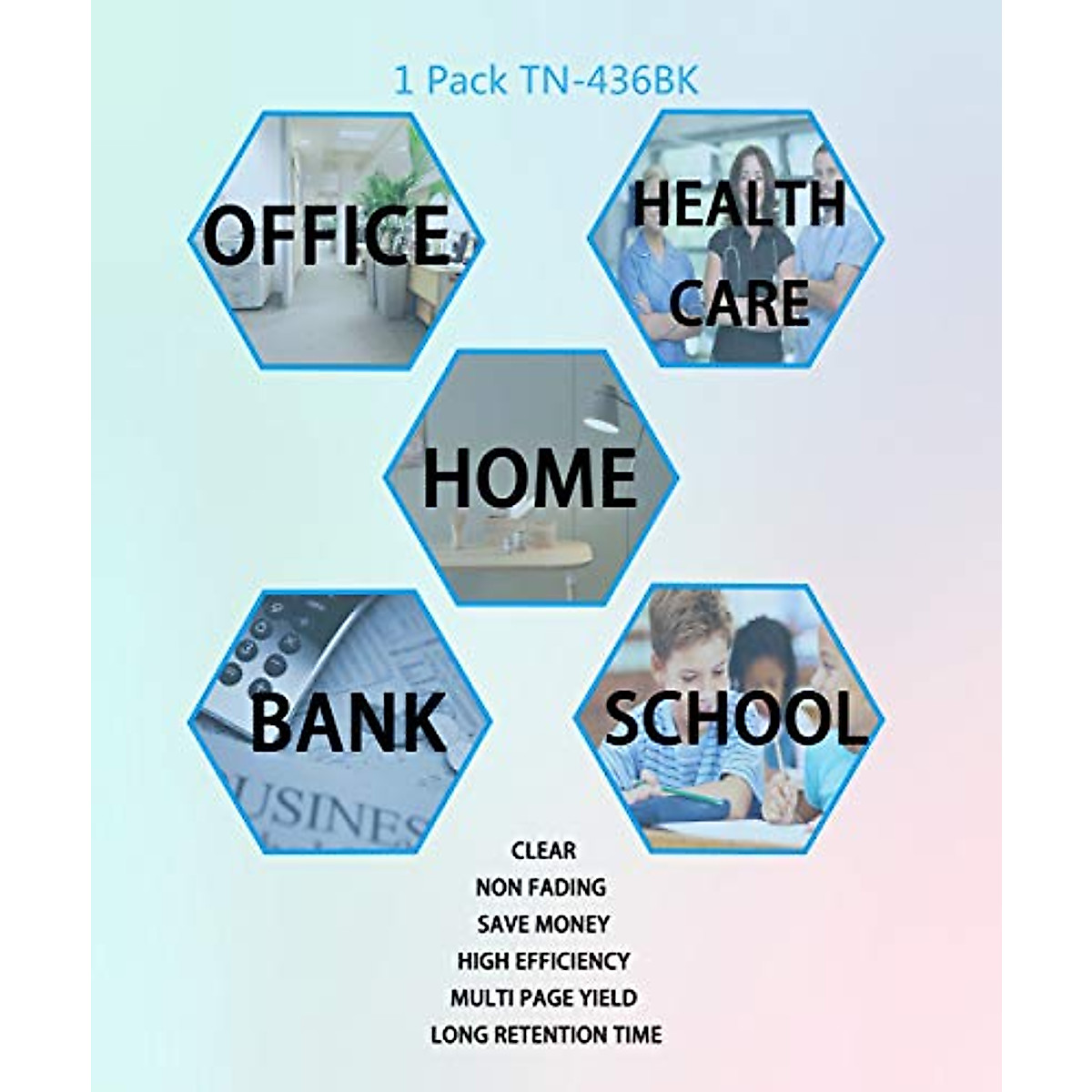 MM MUCH & MORE Compatible Toner Cartridge Replacement for Brother TN436 TN-436 TN-436BK use for HL-8260CDW L8360CDWT MFC-L8690CDW L8900CDW L8610CDW DCP-L8410CDW Printers (Black)