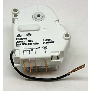 Refrigerator Defrost Timer Control Genuine OEM PARTS W10822278 Replacement for numbers 4339856 945486 1127570 2154912 943428 851160 480561 483212 2188371 1127591 W10822278 PS376605 AP3110896