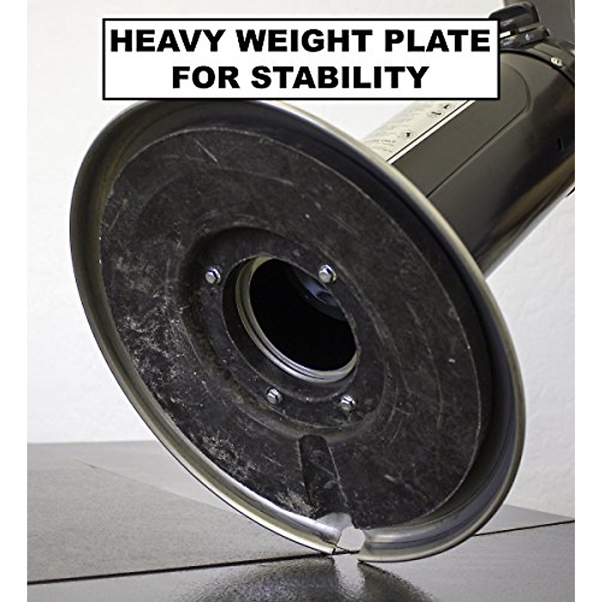 Hiland HLDS032-B Portable Table Top Patio Heater, 11,000 BTU, Use 1lb or 20Lb Propane Tank, Stainless Finish