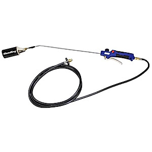 Flame King Propane Torch Kit Heavy Duty Weed Burner, 340,000 BTU with Battery Operated Igniter (Self Igniting), with 6 ft Hose Regulator Assembly