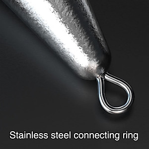 LINFFSTR 10Pcs Raindrop Shape Lead Fishing Weights Fishing Sinker Weights with Scale 10g 20g 30g 40g 50g 60g 70g 80g 100g 120g Trolling Sinkers Fish Casting Tool (Size : 120g)