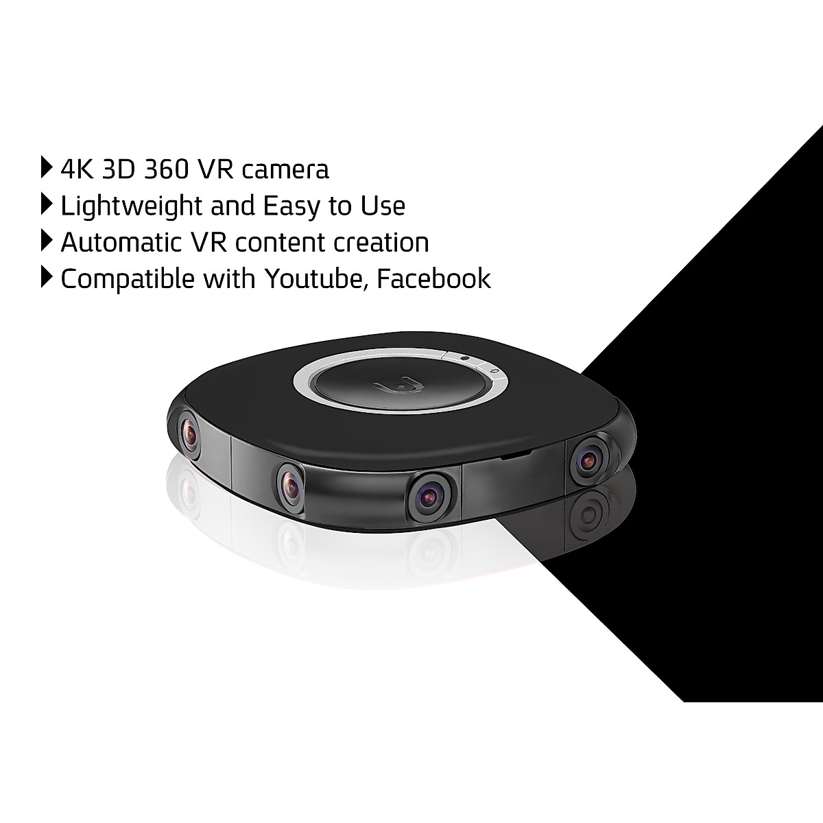 Vuze - 3D 360° 4K VR Camera - Black