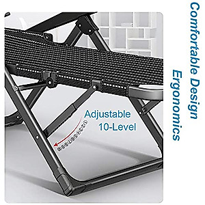 ガードレール Recliners Folding Sunloungers Brown Patio Lounge Chair for Adults Reclining Office Chair with Footrest and Headrest