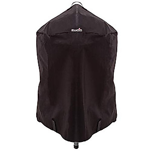 Char-Broil 20602107 Patio Bistro TRU-Infrared Electric Grill, Black & Kettleman Grill Cover