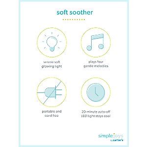 Simple Joys by Carter's Soft Soother, Panda, One Size